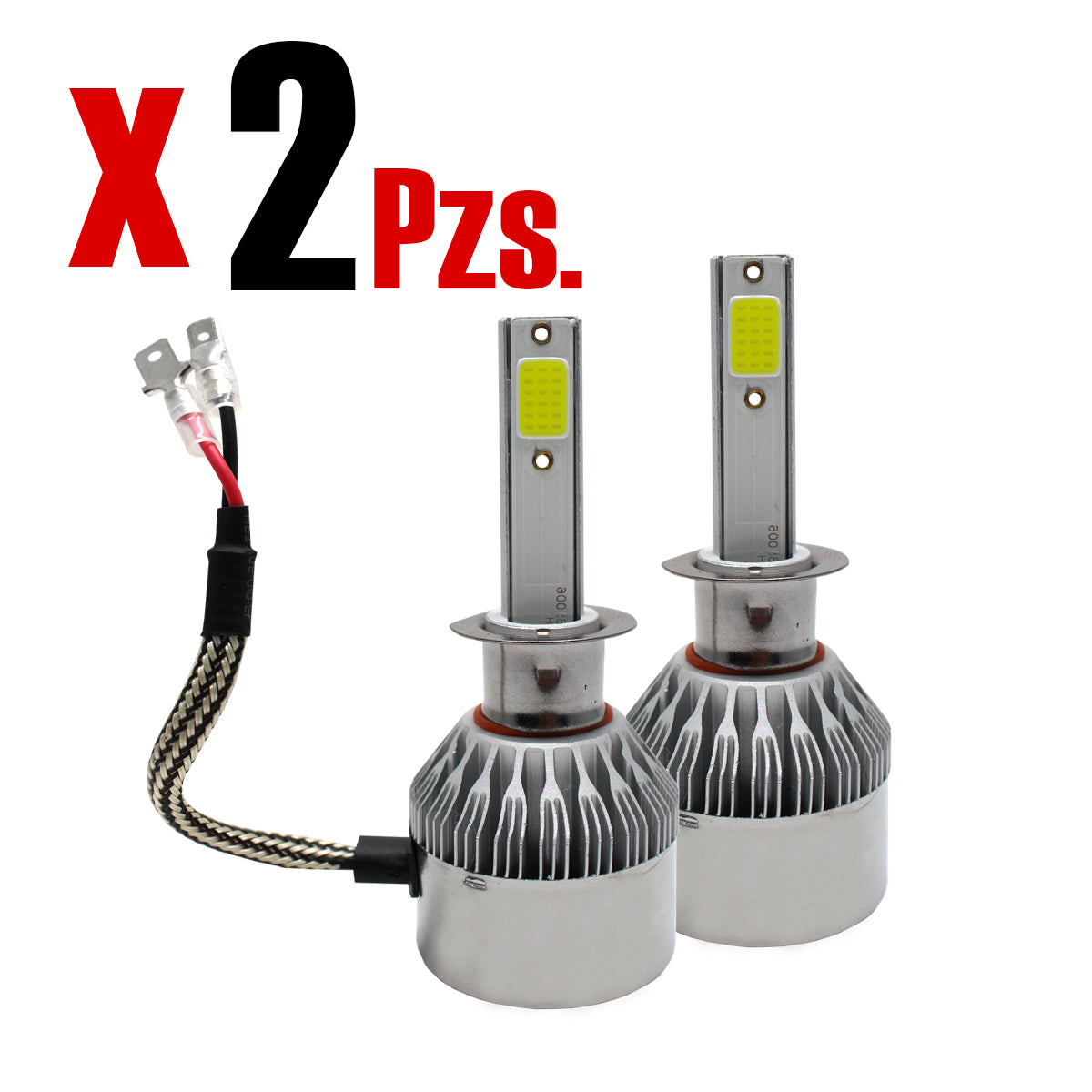 Kit De Luces Led Tipo Xenon Faros Auto C6 H1 – Interled Mexico